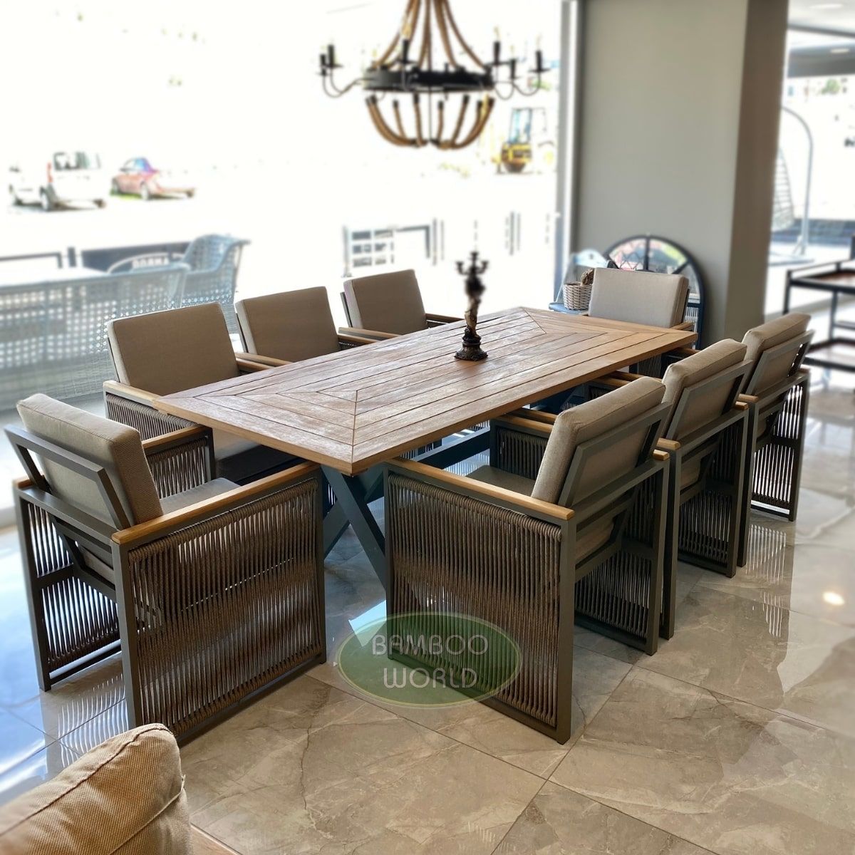 Alex Masa Sandalye İroko Takımı K